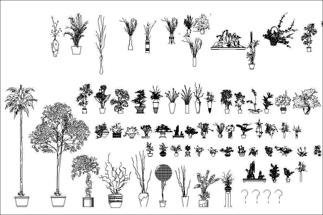 Cad Blocks Plants